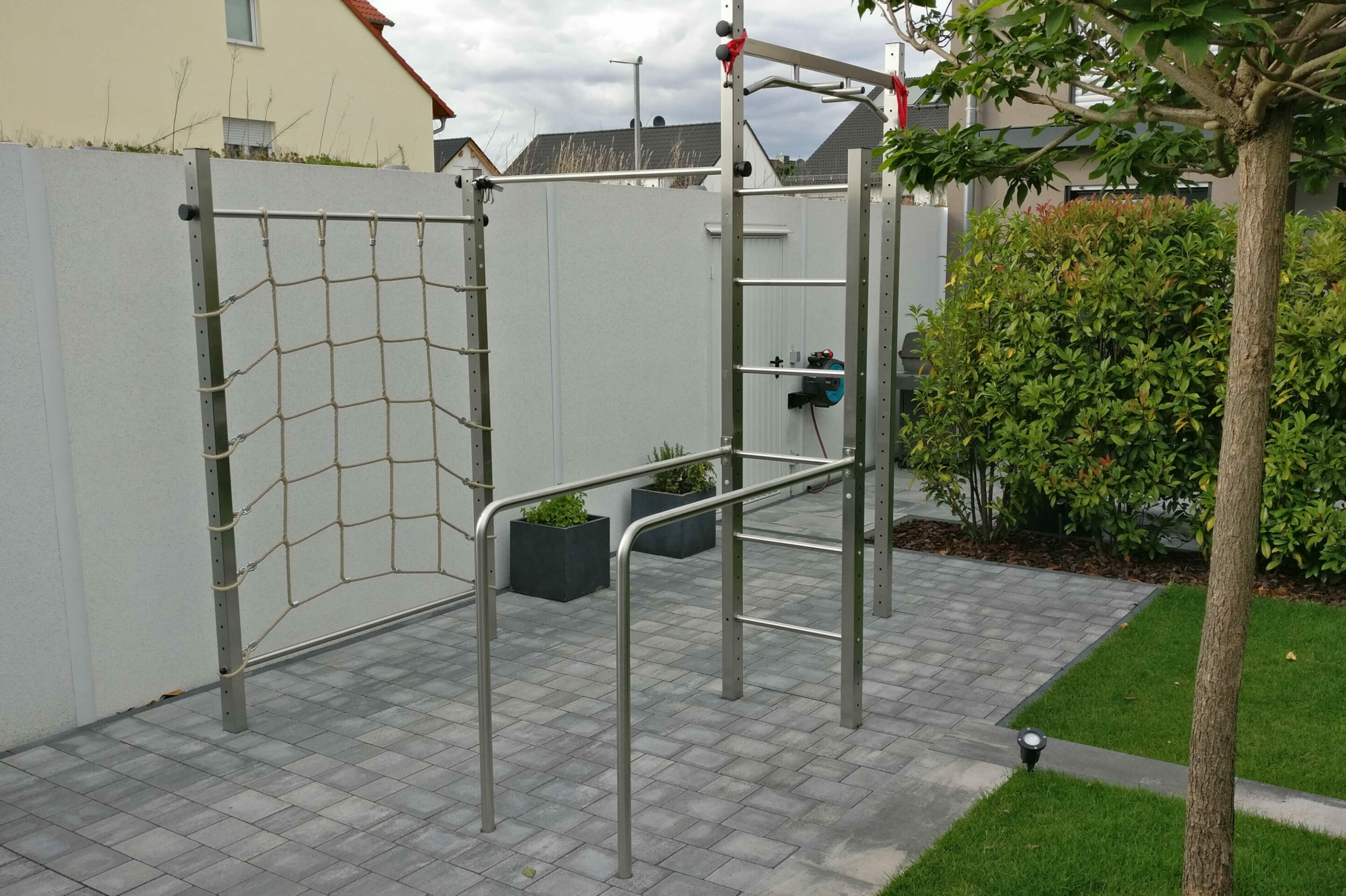 Multi-pull-up bar 140 cm, V2A stainless steel | TOLYMP | Outdoor ...