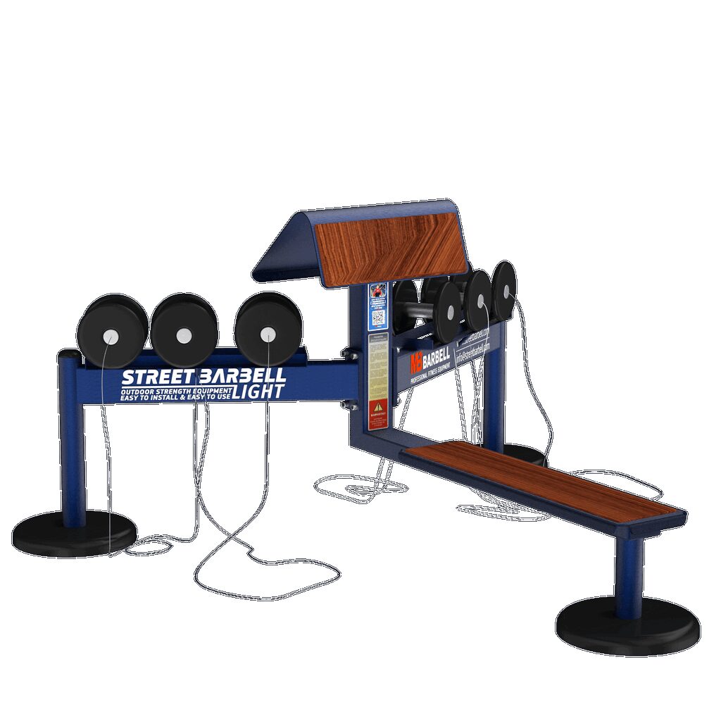 Dumbbell set 2 with combination bench - Beach Line - Street Barbell ...